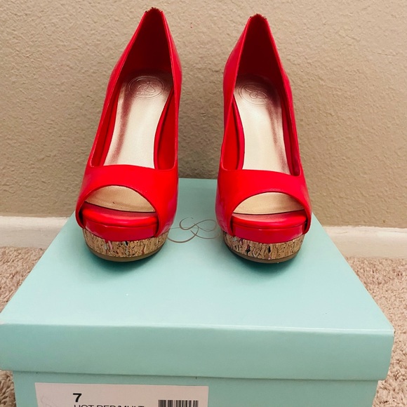 Jessica Simpson | Shoes | Red Heels Js By Jessica Simpson | Poshmark